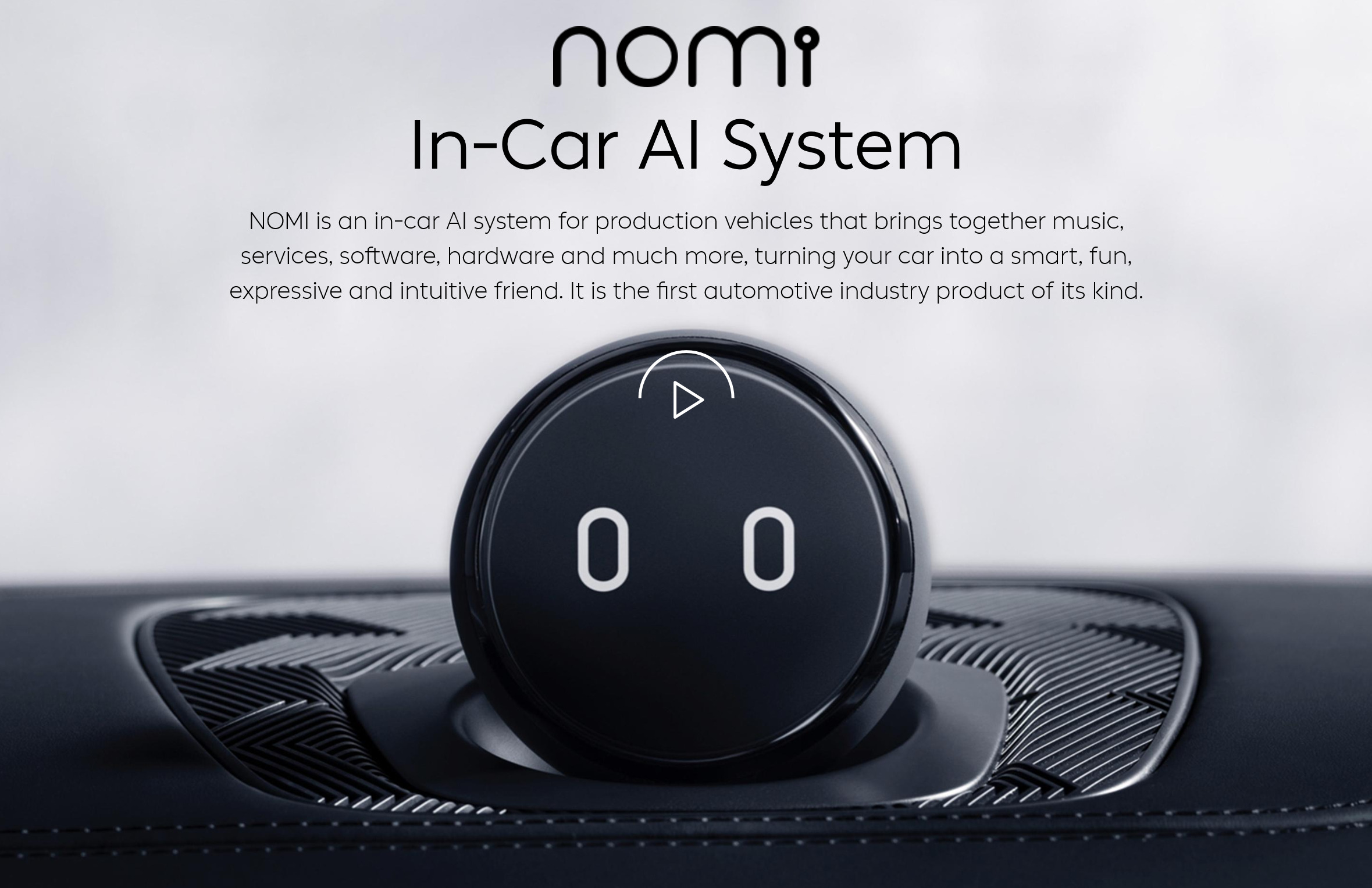 #NOMI: автомобильный робот из Китая (видео) - STEREO